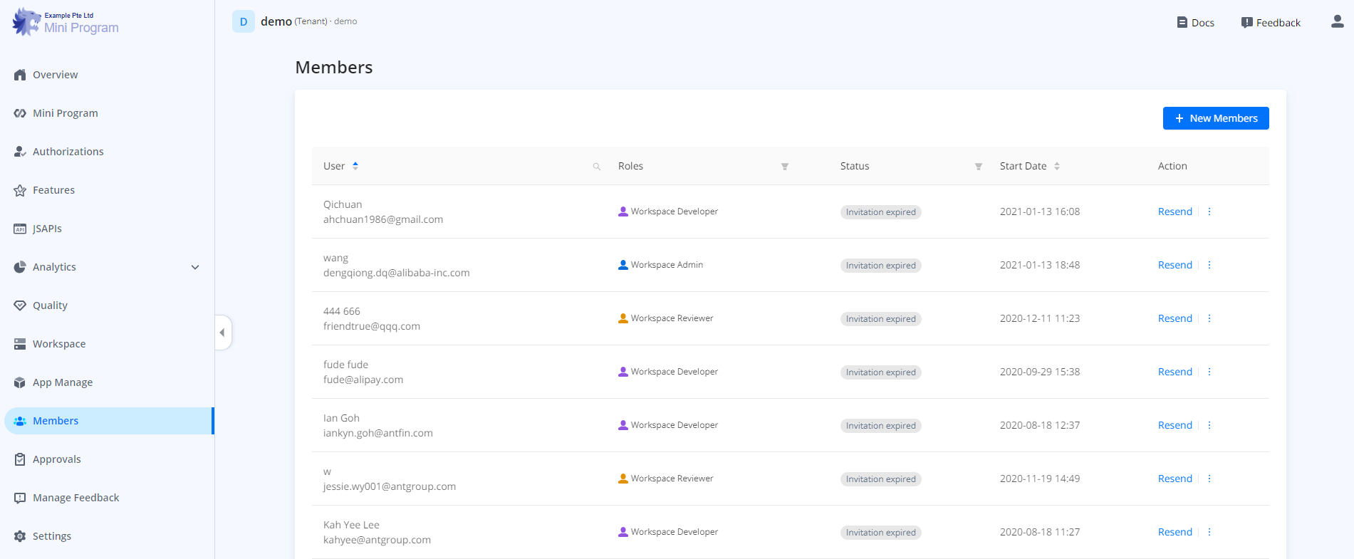 Workflow procedures | Platform User's Guide | Documentation