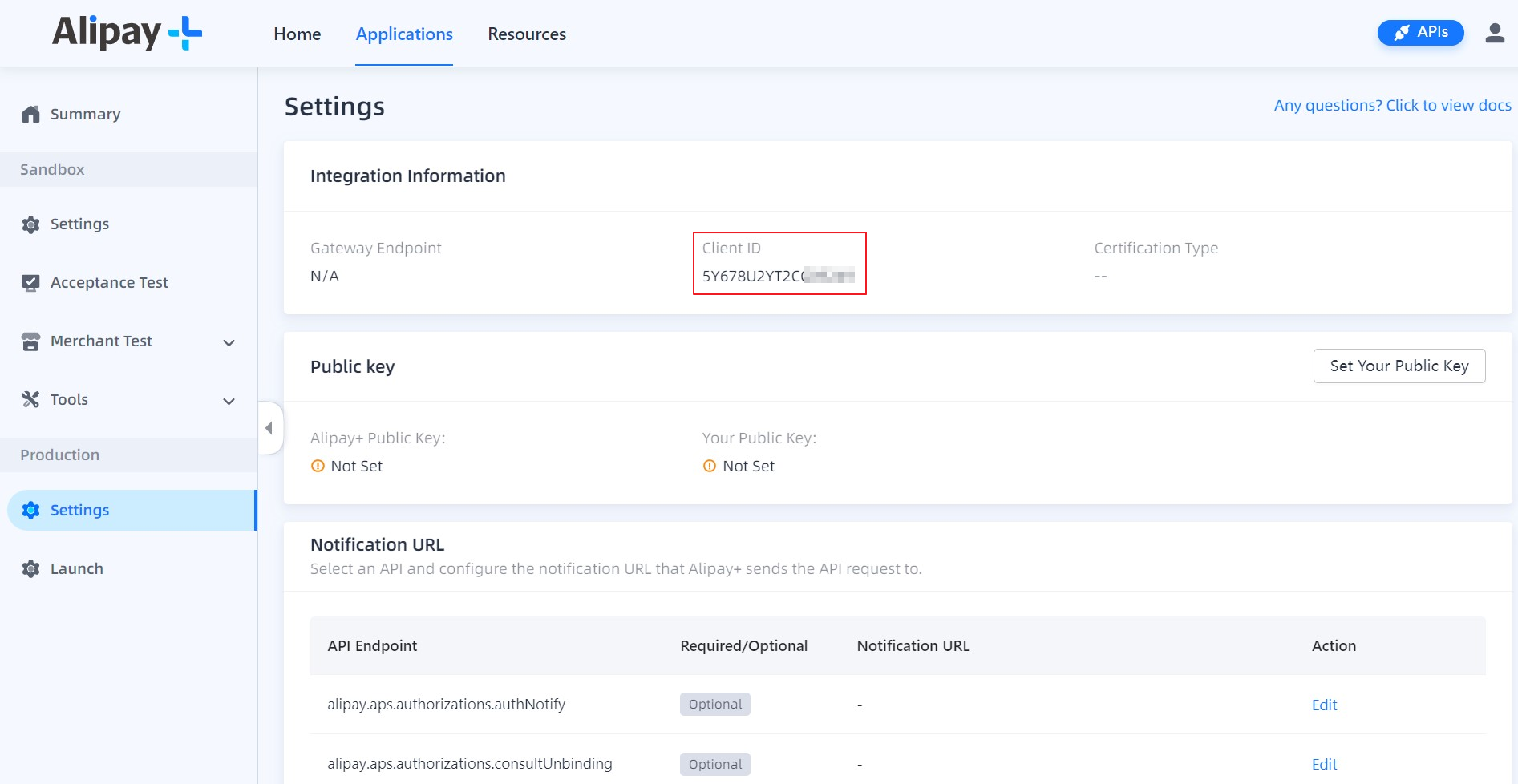Launch into production | Alipay+ Developer Center User Guide for ACQPs ...