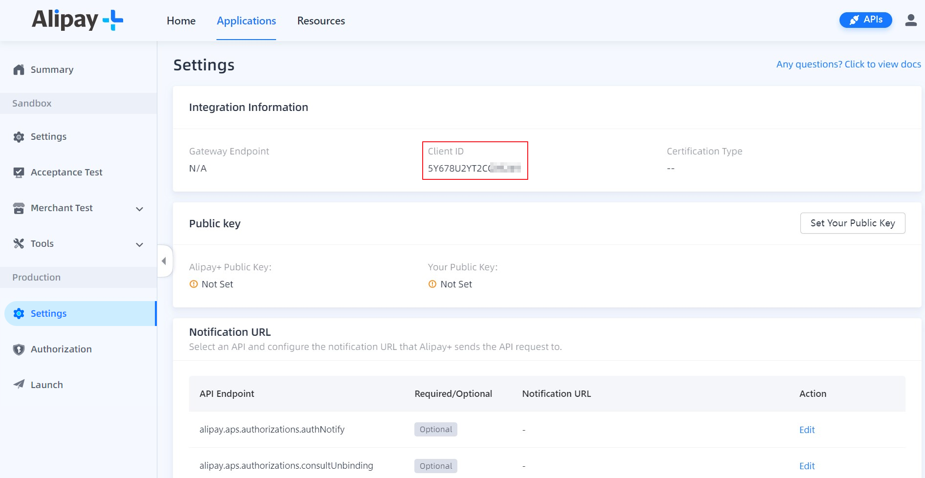 Launch into production | Alipay+ Developer Center User Guide for TSPs ...