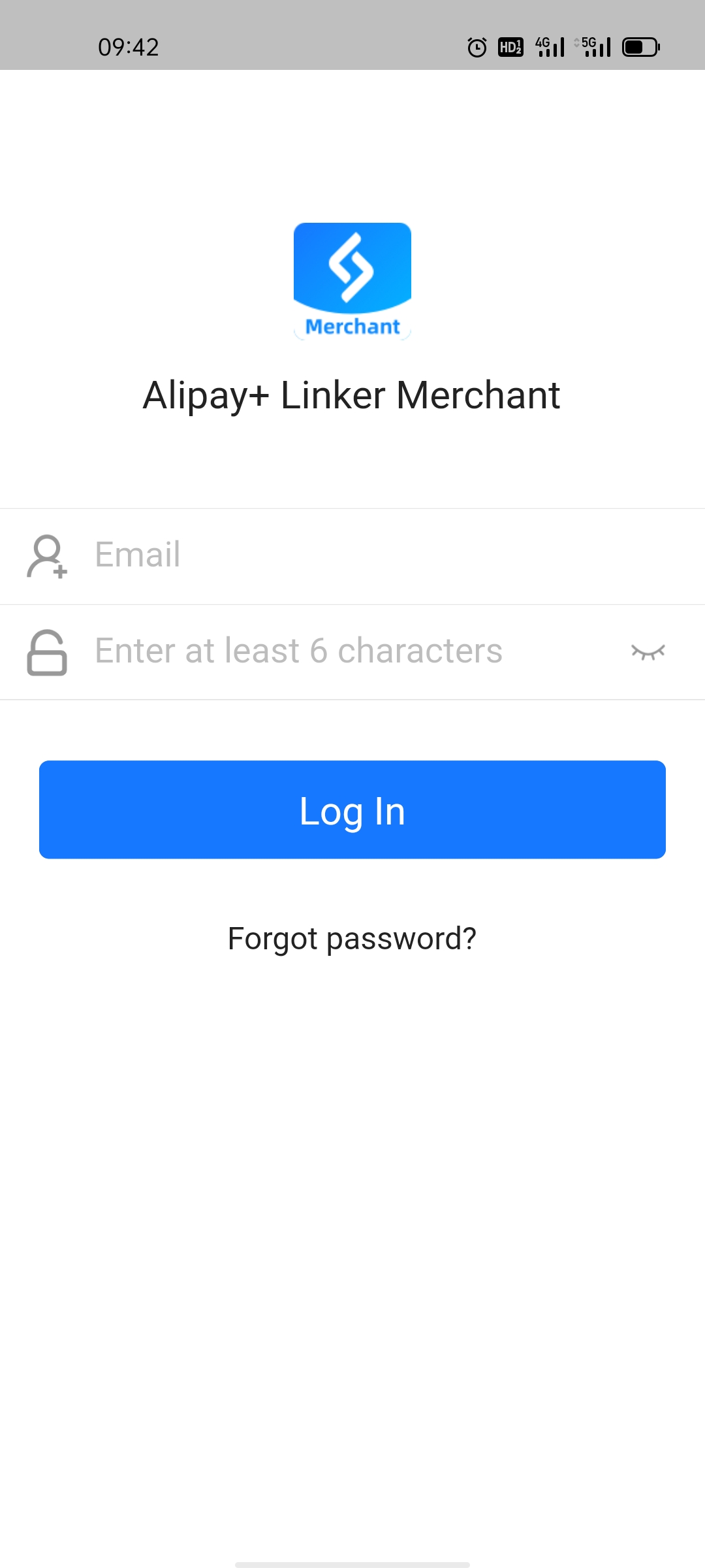 Download and login | Alipay+ Linker Merchant User Guide | Alipay+ Docs