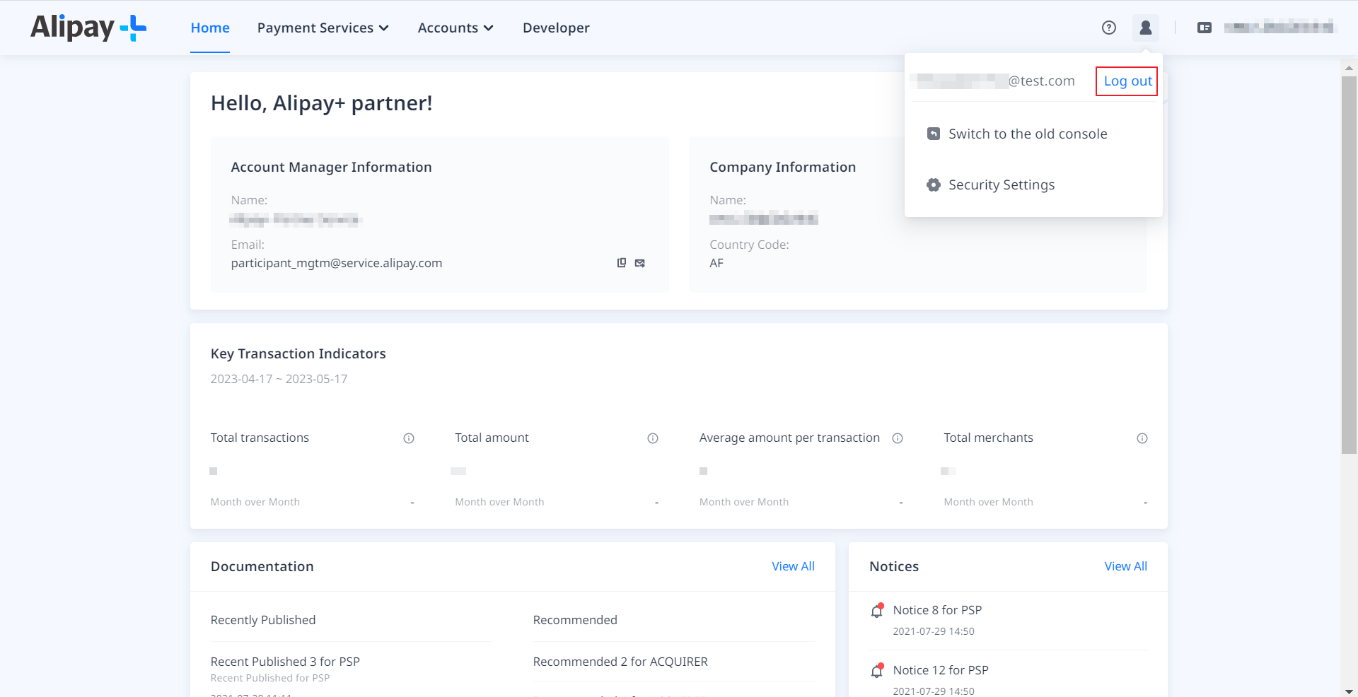 Account setup and login | Alipay+ Partner Workspace User Guide | Alipay+ Docs