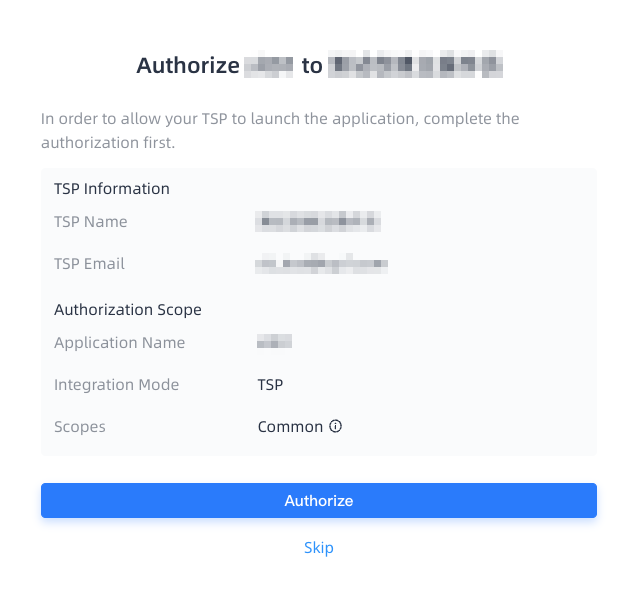 Authorize the application | Alipay+ Developer Center User Guide for ACQPs | Alipay+ Docs