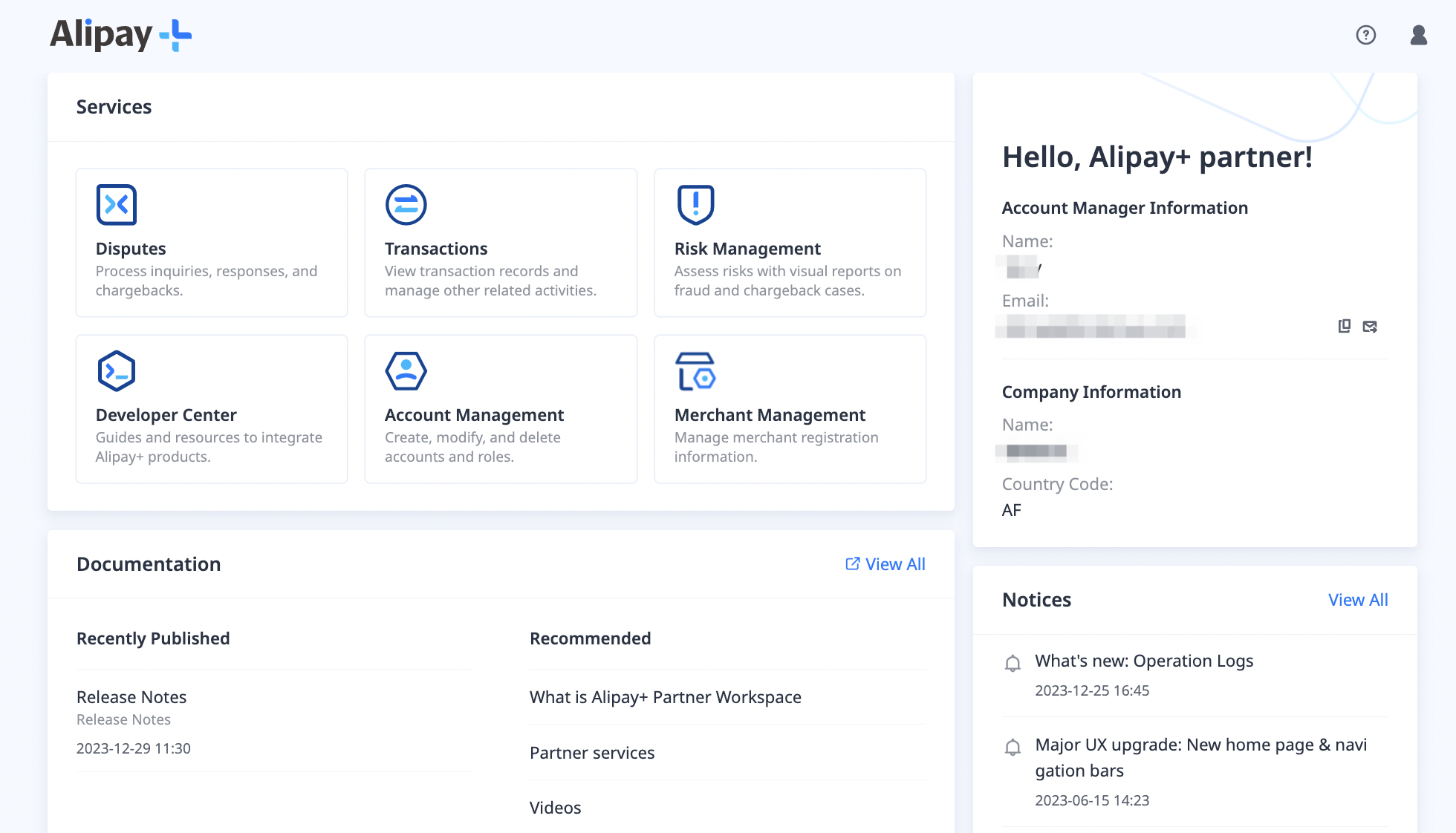 Account setup and login | Alipay+ Partner Workspace User Guide ...