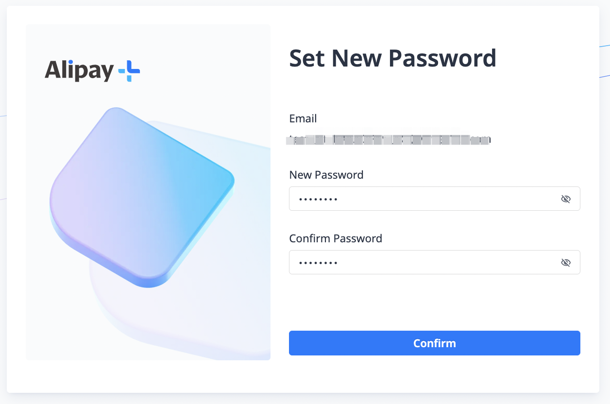 Account setup and login | Alipay+ Partner Workspace User Guide ...