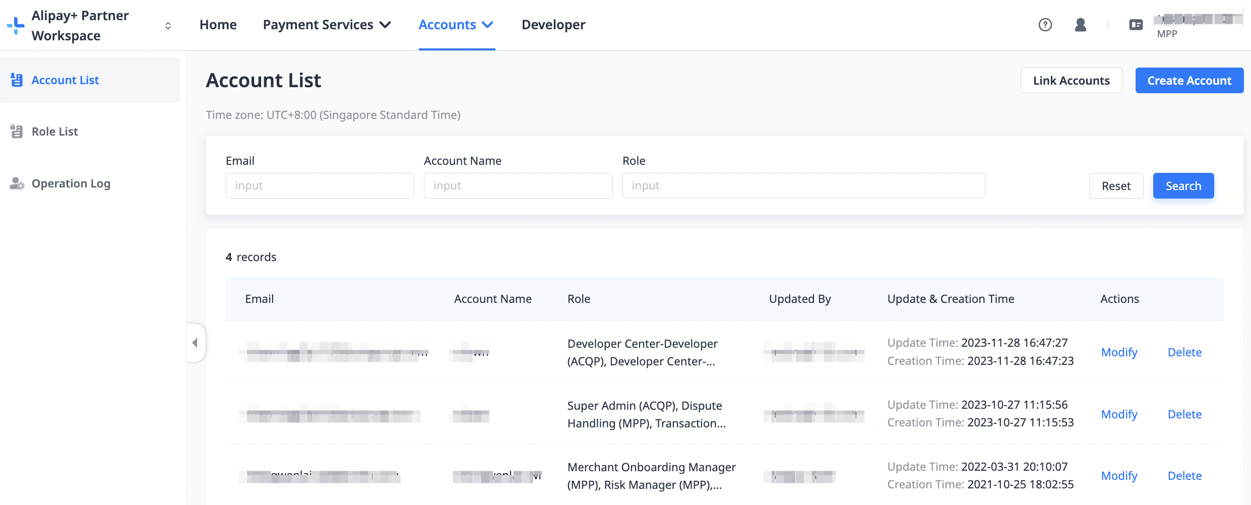 Capabilities | Alipay+ Partner Workspace User Guide | Alipay+ Docs