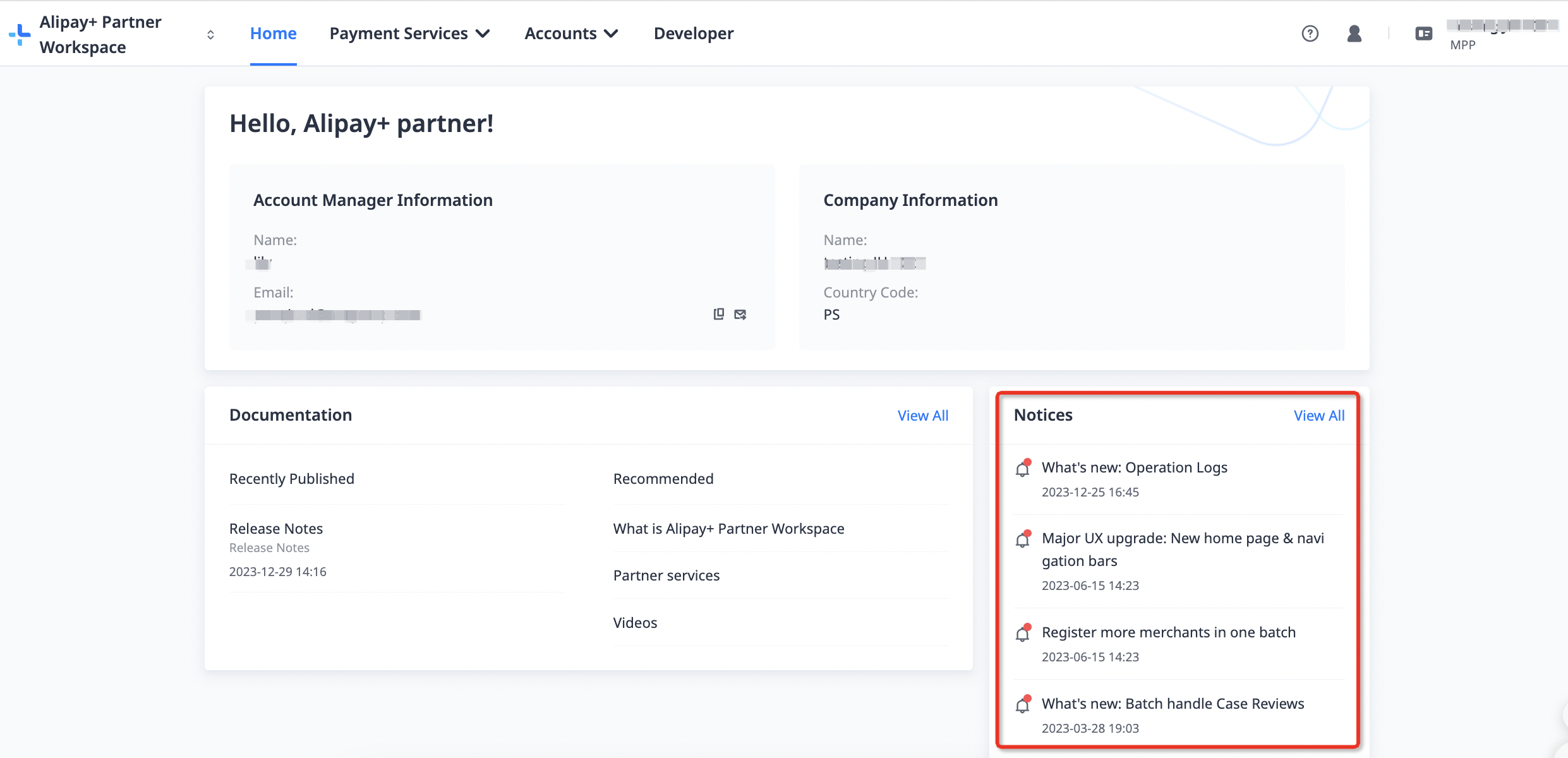 Capabilities | Alipay+ Partner Workspace User Guide | Alipay+ Docs