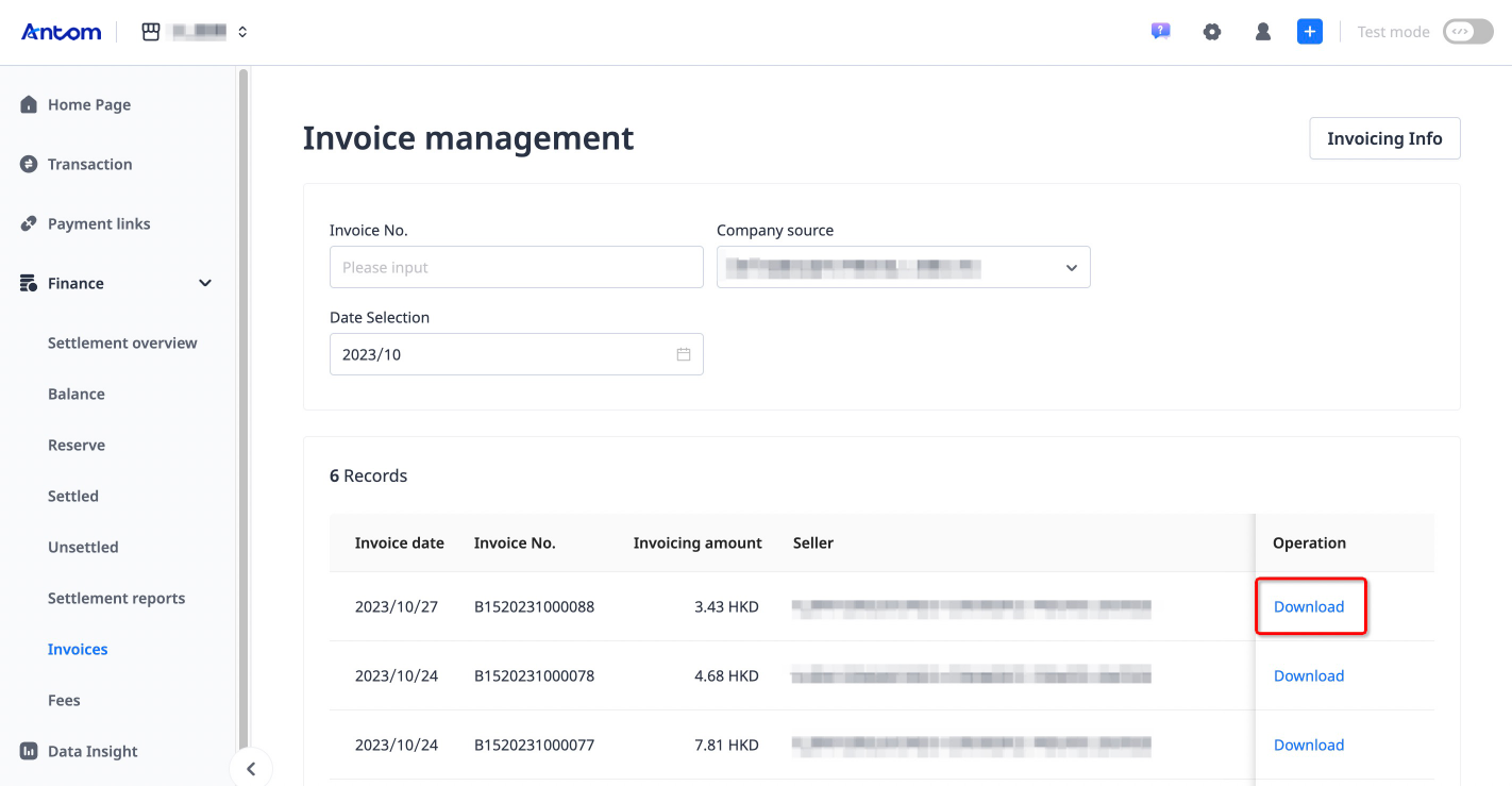 Settlement & Transactions | Merchant service | Antom Docs