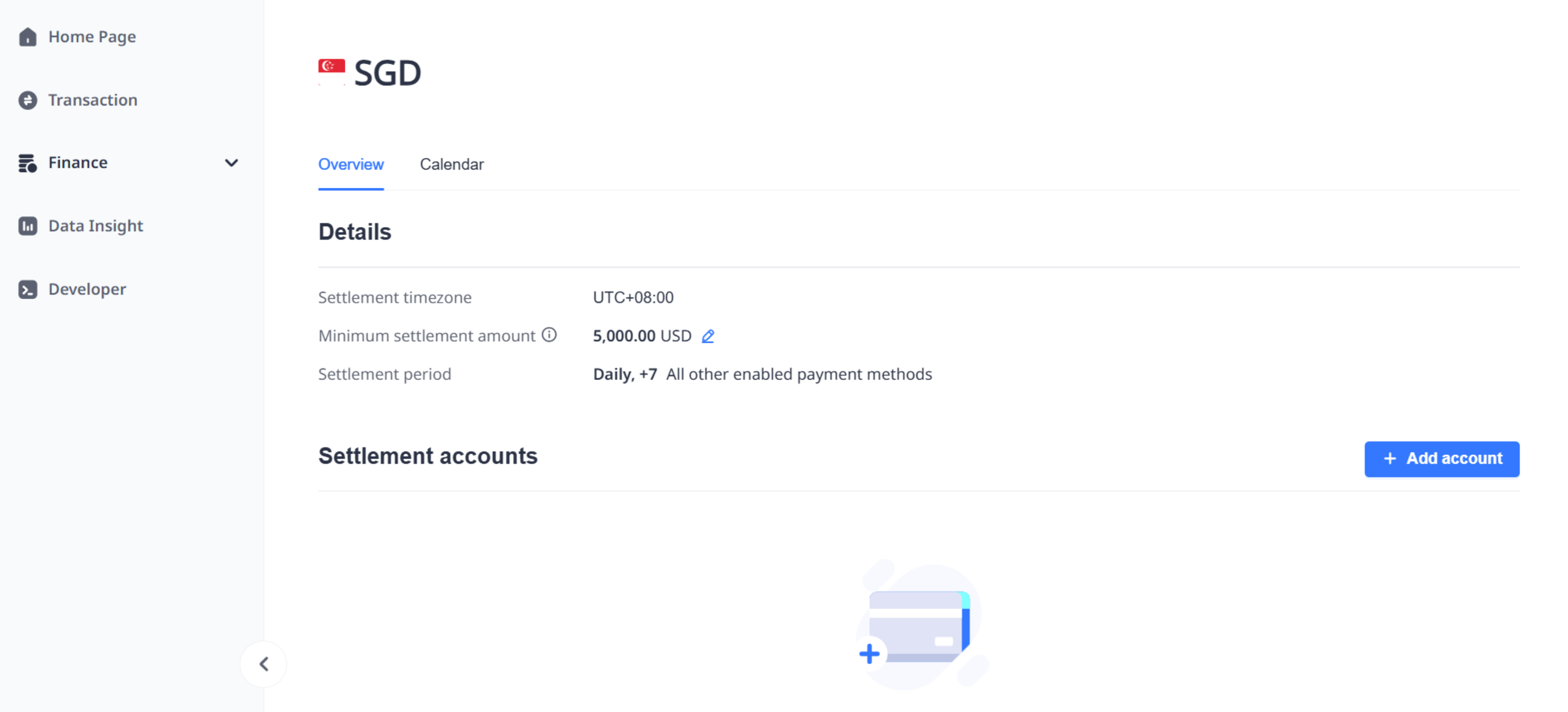 Set up live settlement plan | Merchant service | Antom Docs