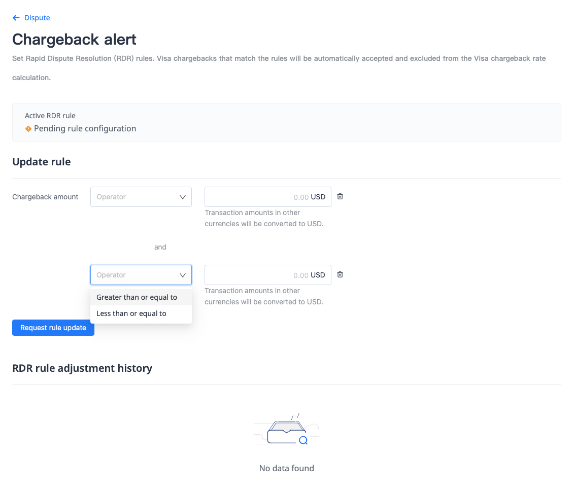 Rapid dispute resolution (RDR) | Dispute Guidance for Ant International ...